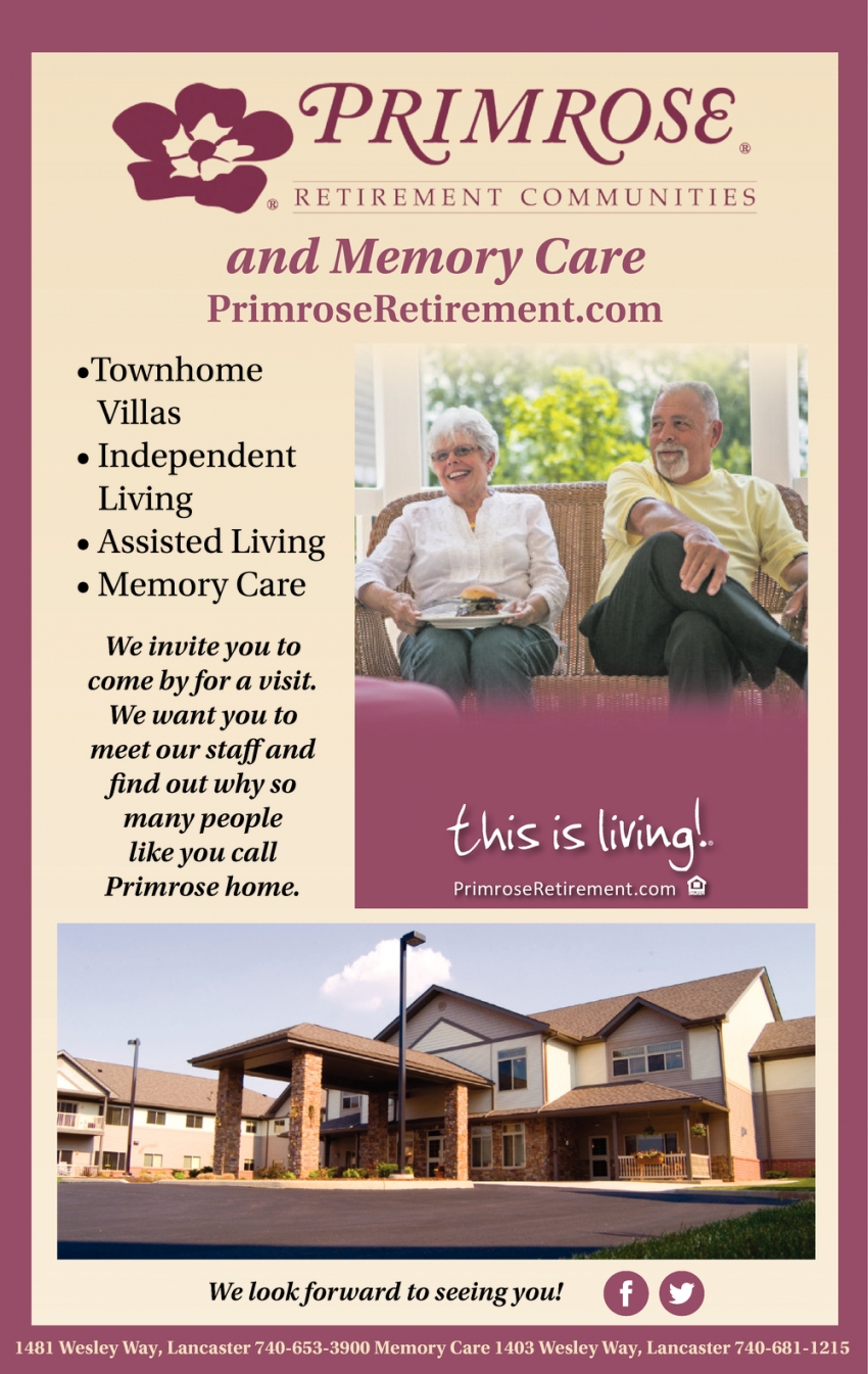 And Memory Care, Primrose Retirement Communities